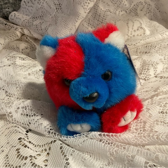 swibco puffins | Toys | Vintage Liberty Red W Blue Bear Puffkins 202 ...